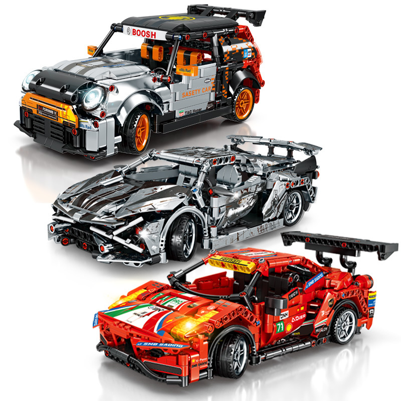 593-697pcs Tecnologia Lego Pull Back Compatível Tecnologia Pull Back ...
