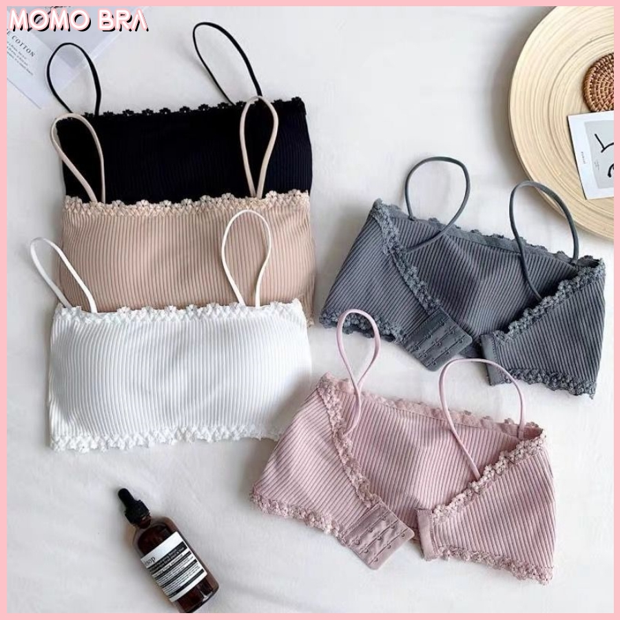 Soutien MOMO Lace Tube Confortável Lovely Sexy Wireless Bras (Tamanho ...