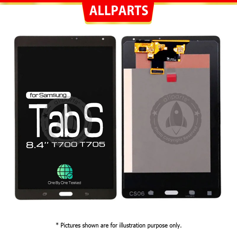 Tela Frontal Display do SAMSUNG Galaxy Tab S 8.4 T700 T705 LCD Touch Completo Compatível Cona ...