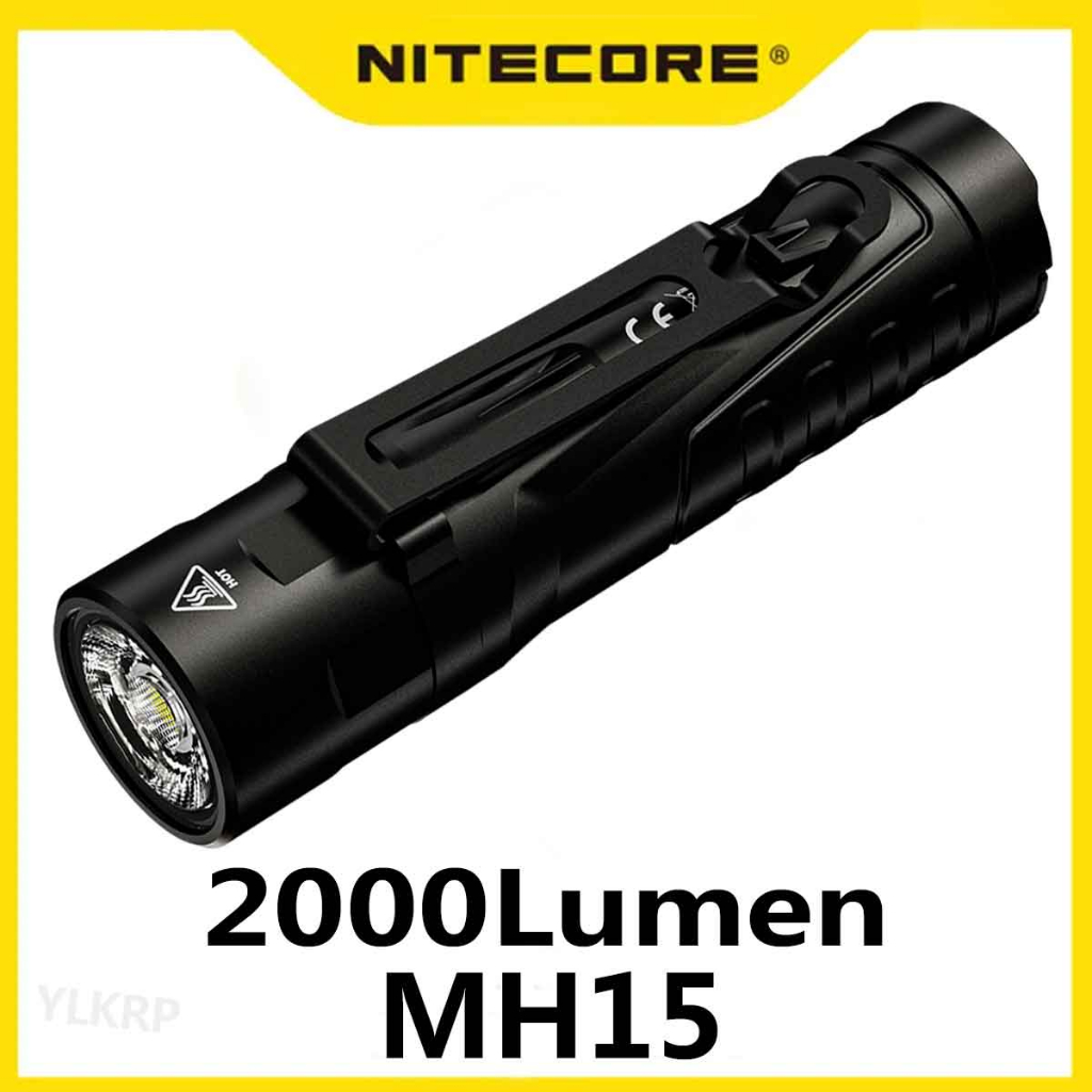 Lanterna De Lúmen NITECORE MH15 2000 Com Bateria Integrada De 5000mA E ...