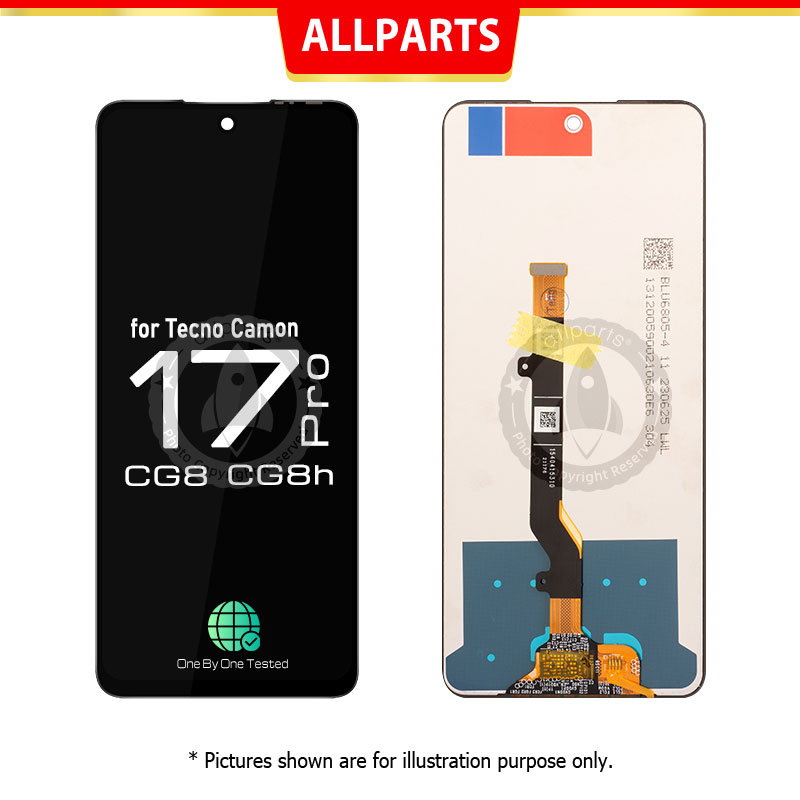 Tela do Tecno Camon 17 Pro CG8 CG8h LCD Display Frontal | Shopee Brasil