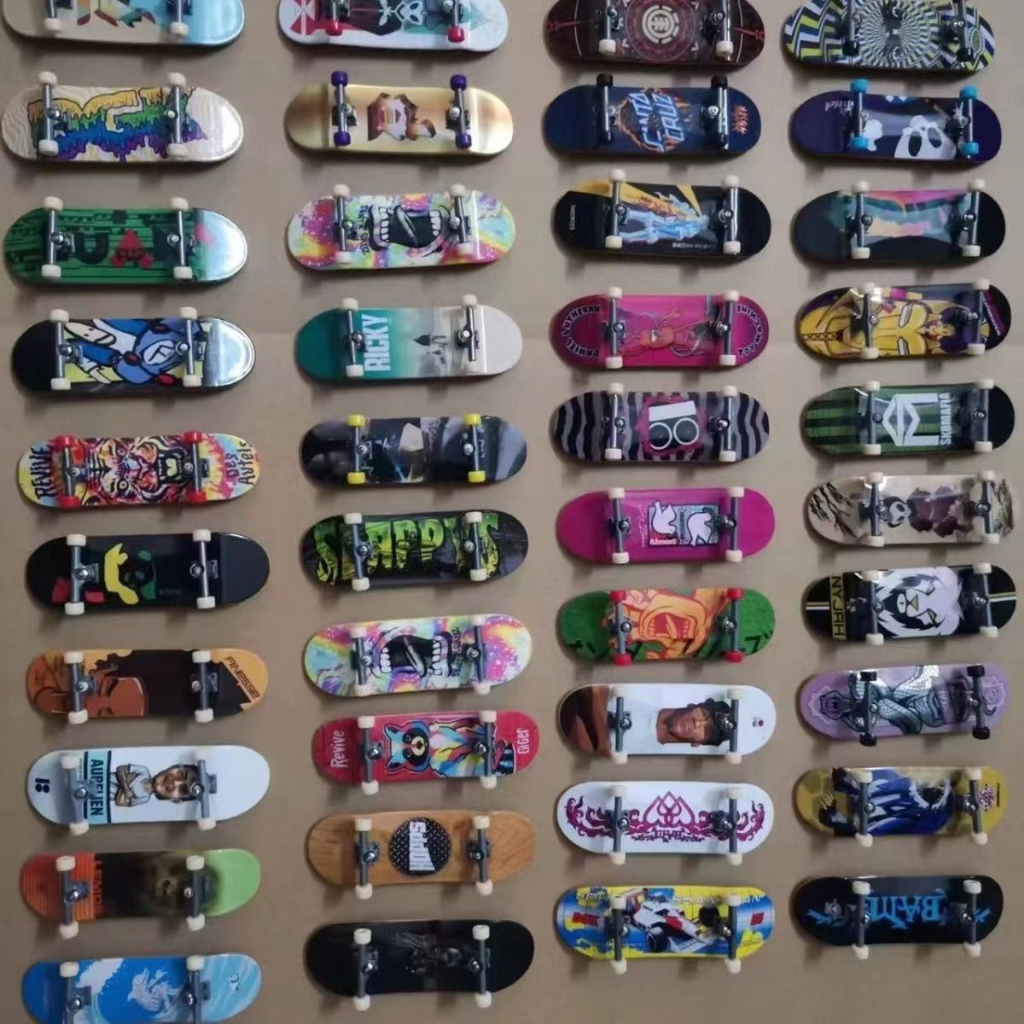 Deck Técnico Único Aleatório De 96mm Coleção De Modelos De Skate MINI ...