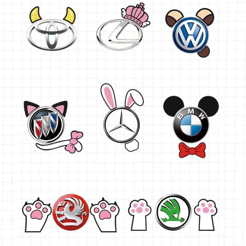 Autocolantes Decorativos Com O Logotipo Do Carro Personalizados ...