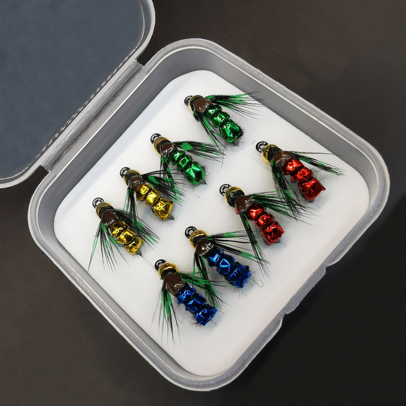 Kit De Moscas De Pesca Com Mosca Afundamento Rápido Isca Artificial ...