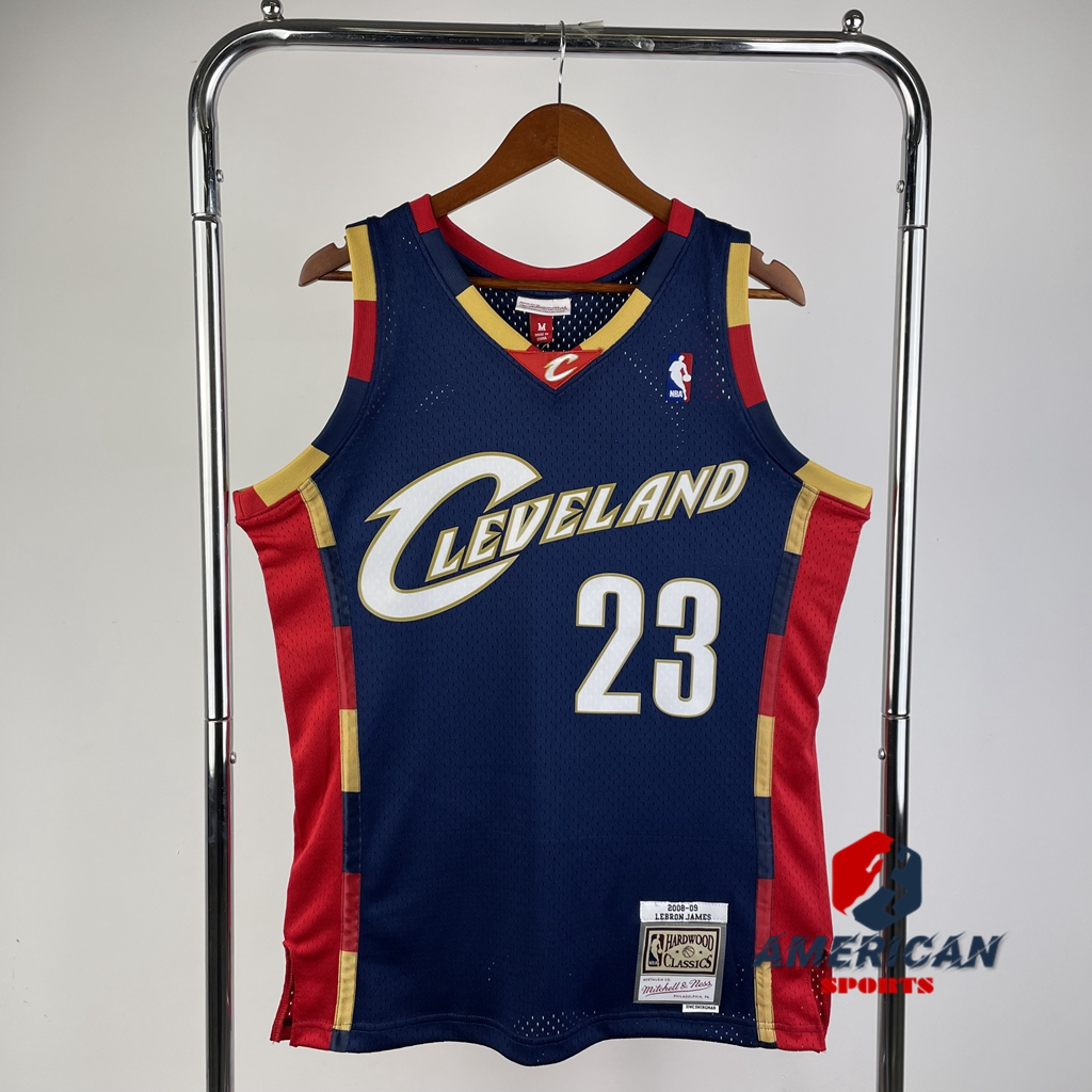 Homens Camisa Regata NBA Cleveland Cavaliers LeBron James Mitchell ...
