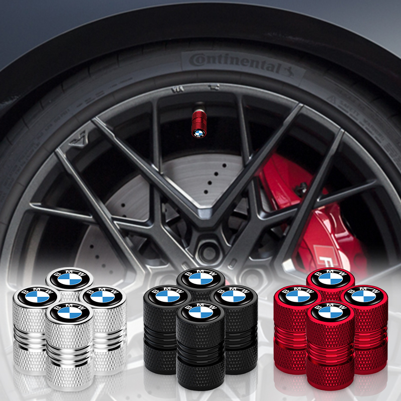 4pcs Elegante Tampa Roscada À Prova De Poeira Para Carros Com O Logotipo 3D Protetora Da Haste ...