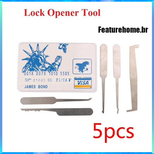 Locksmith Tools Wrench Hand Tool Removal Hooks Lock Extractor Lock Pick ...