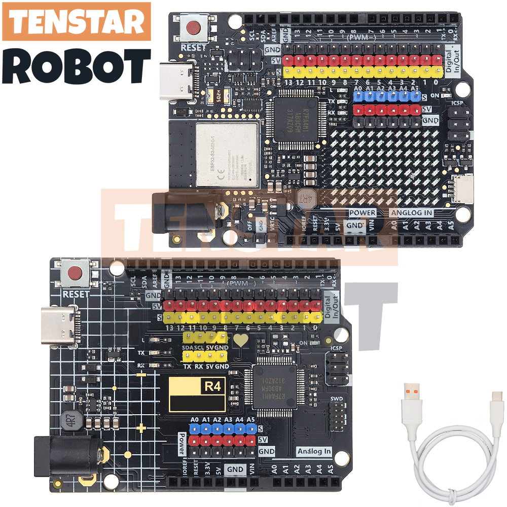 UNO R4 Minima Tipo C USB ESP32-S3 WIFI Edition Development Board Compatível Para Controle De ...