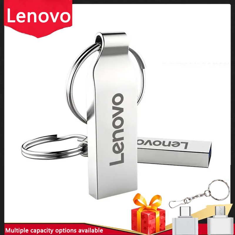 Lenovo USB3.0 Unidade de memória Flash de Metal de alta velocidade 2TB 1TB 8GB 16GB 256GB ...