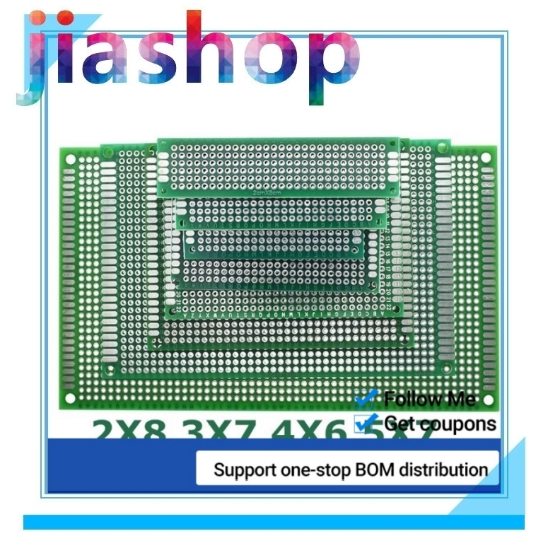 Placa Universal Tipo PCB Protótipo Double Side DIY 9x15 8x12 7x9 6x8 5x7 4x6 3x7 2x8 cm Para ...