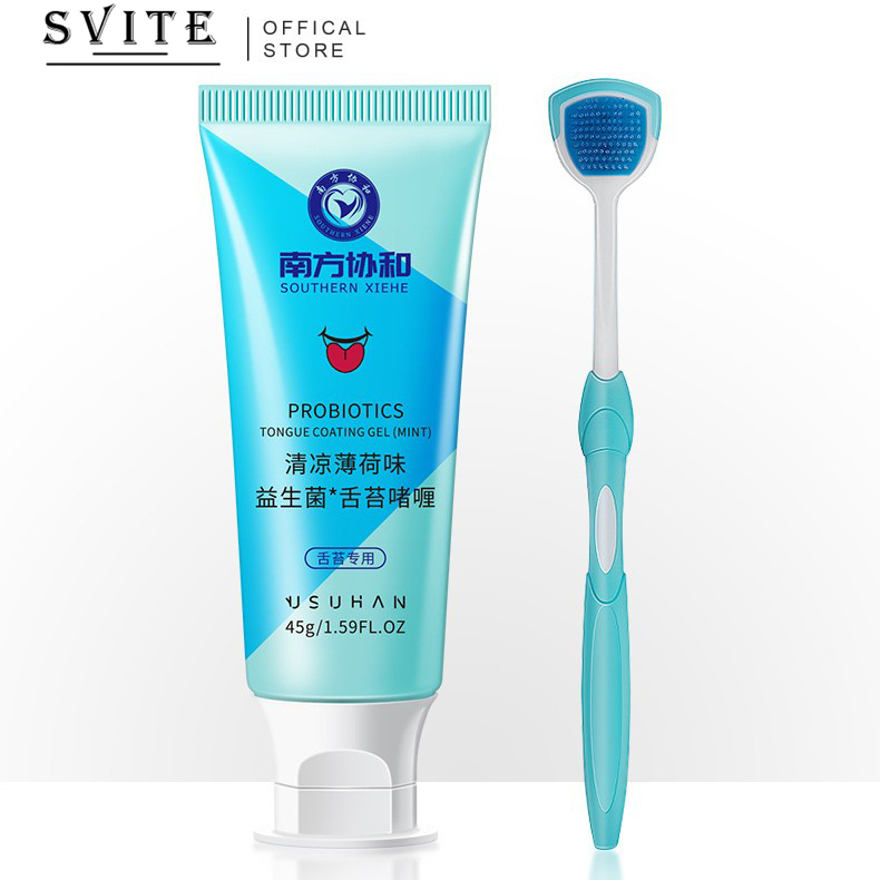 Svite Pasta Probiótica Creme de Limpeza de Língua Creme de Limpeza de ...
