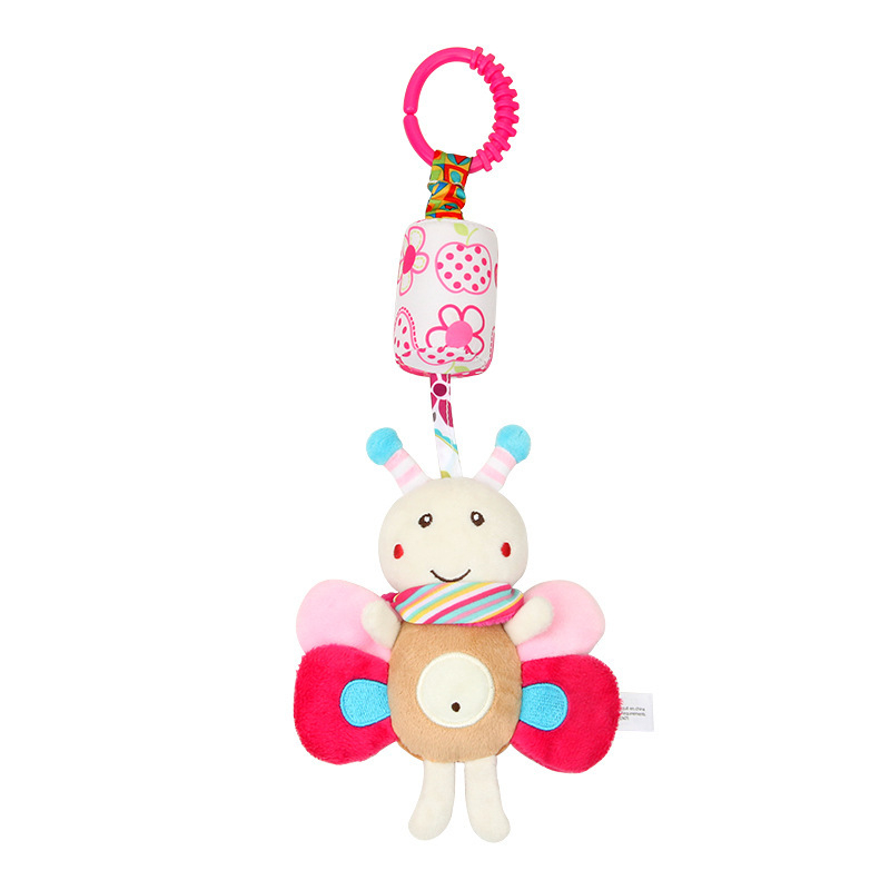 Baby Rattle Toy Criby de brinquedo em forma de Animal Rattle Bell Criby ...