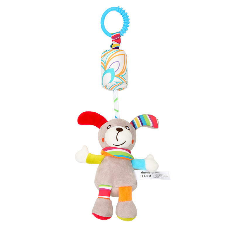 Baby Rattle Toy Criby de brinquedo em forma de Animal Rattle Bell Criby ...