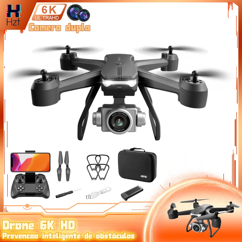 Ls101 Drone 4k Câmera HD WiFi Omnidirecional Câmera de Vôo com Controle ...