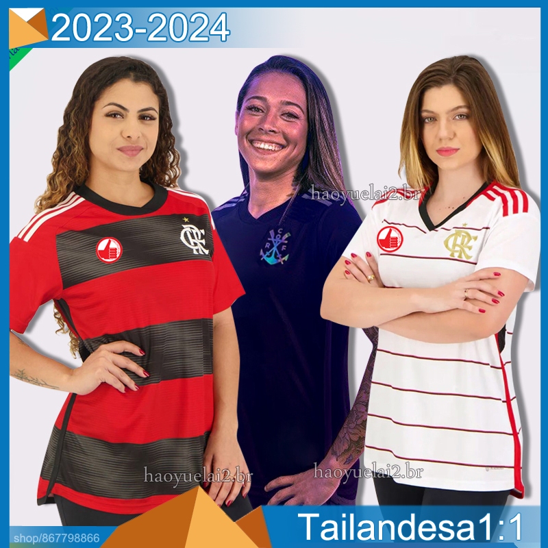 Camisa Da Equipe Feminina 2023 Flmg | Shopee Brasil