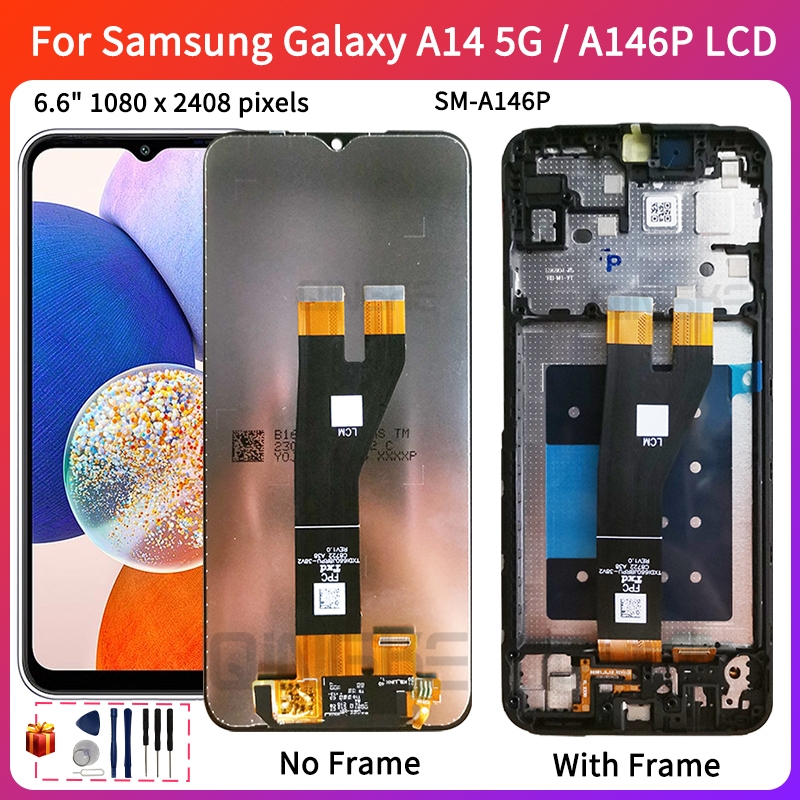 6,6'Original Para Samsung Galaxy A14 5G Montagem Do Digitalizador De ...