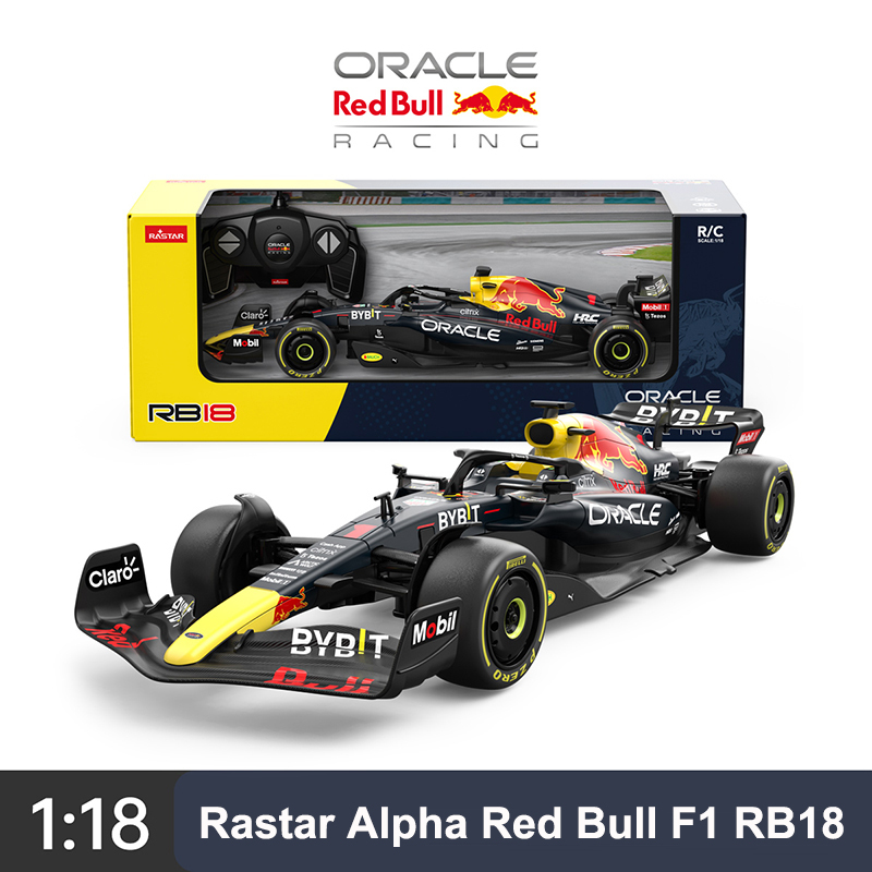 Rastar 1/18 Alpha Red Bull F1 RB18 Fórmula Controle Remoto De Corrida ...