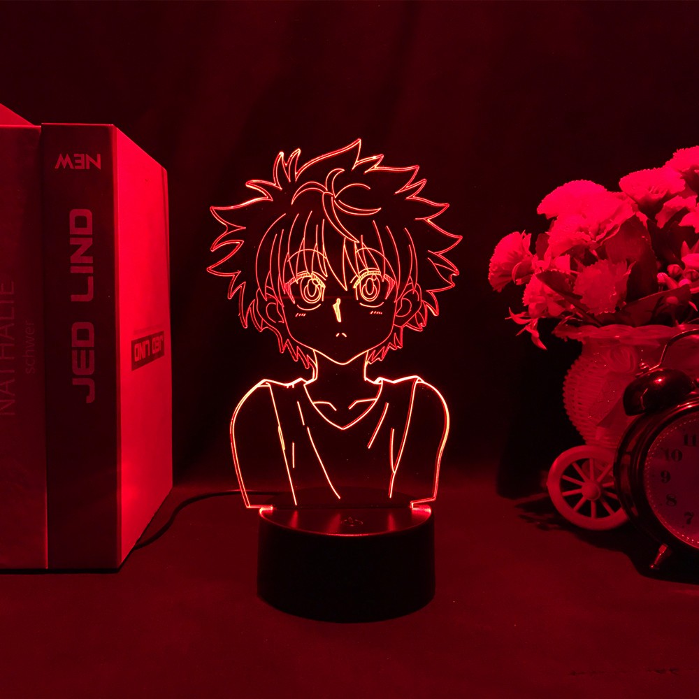 Led Hunter X Night Light Anime Lamp Killua Zoldyck Gon Freecss Kids ...