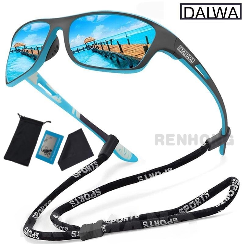 Dalwa Óculos De Sol De Pesca Polarizada Homens Caminhada Clássico UV400 ...