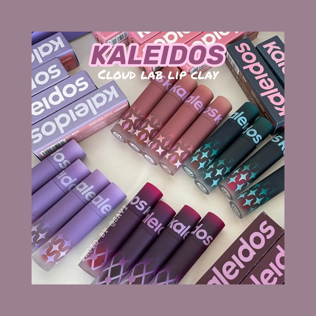 KALEIDOS Nuvem De Batom De Barro Labial | Shopee Brasil
