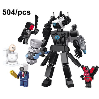 Skibidi Toilet Titan Monitor-Man Set Compatível Lego vs TV Homem Modelo ...