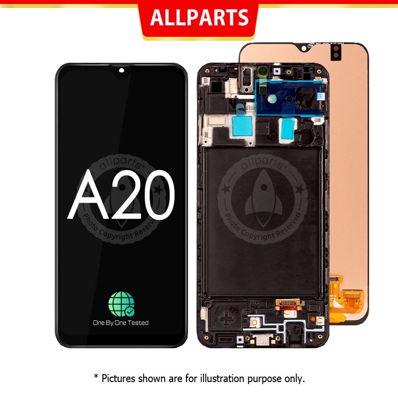 Versão Brasileira Tela Frontal Display do SAMSUNG A20 A205 LCD Touch Completo | Shopee Brasil