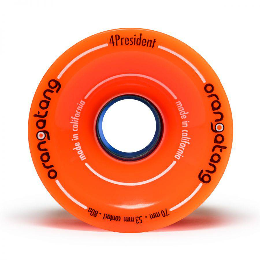70 * 53mm 80A ORANGA TANG Roda Longa De Prancha De Descida 4pcs ...