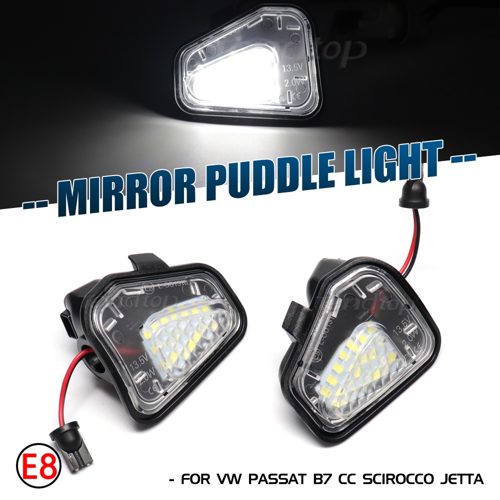 Lâmpada De Asa LED Retrovisor Sob Espelho Chão Puddle Luz De Boas ...