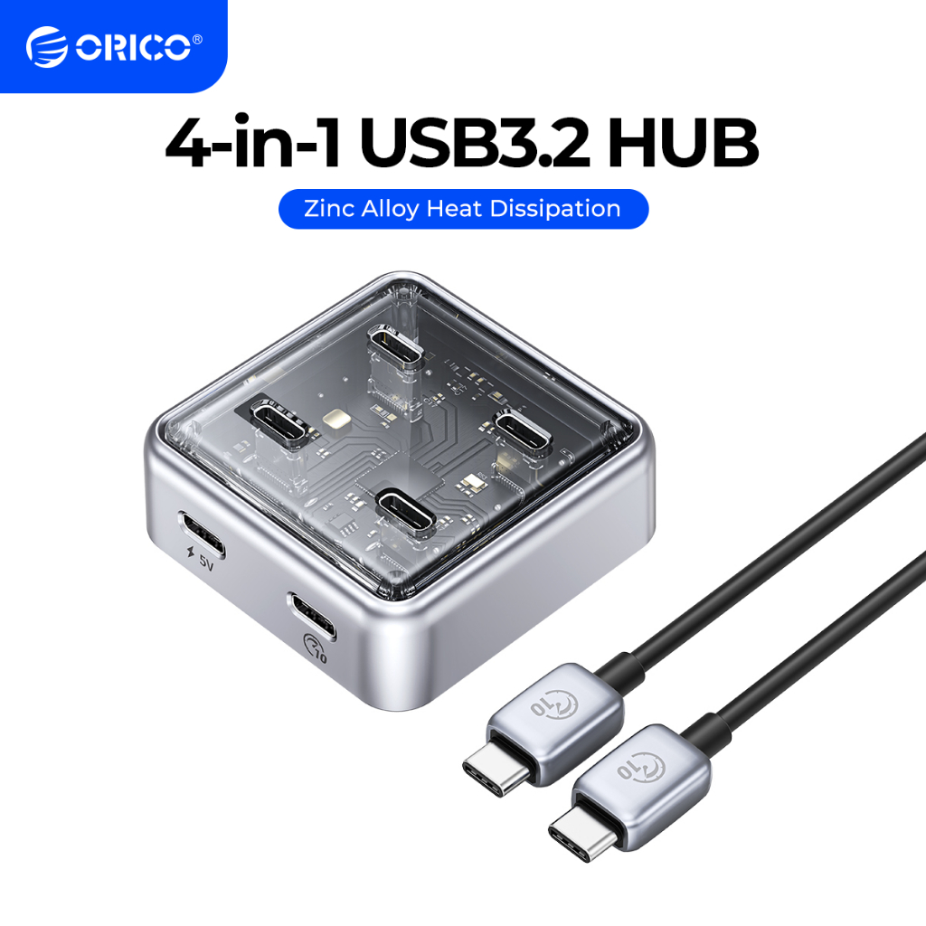 ORICO USB HUB 10Gbps Com 2 Portas A C Porta USB3.2 Divisor De Alta ...