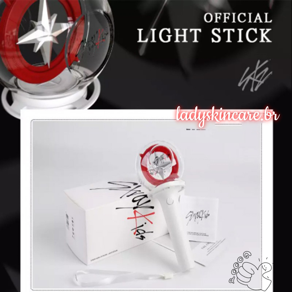 Kpop Stray Kids Coreano Idol Glow Stick Suporte de Concerto Luz ...