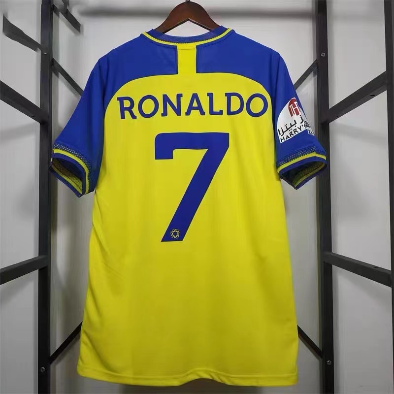 Camiseta Futebol Ronaldo Football Jersey 2022 2023 Equipe Al Nassr Fc