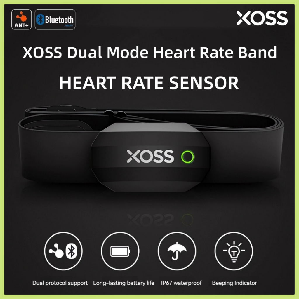 XOSS Bicicleta Sensor De Freqüência Cardíaca Correia Do Peito ...