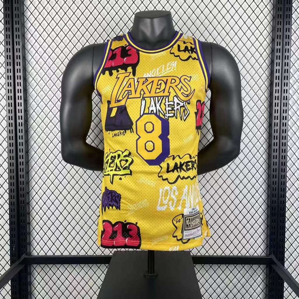 Qualidade Original NBA Classic Vintage Jersey Los Angeles Lakers 96/97 ...