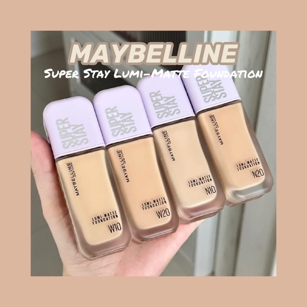 MAYBELLINE Fundação Super Stay Lumi-Matte | Shopee Brasil