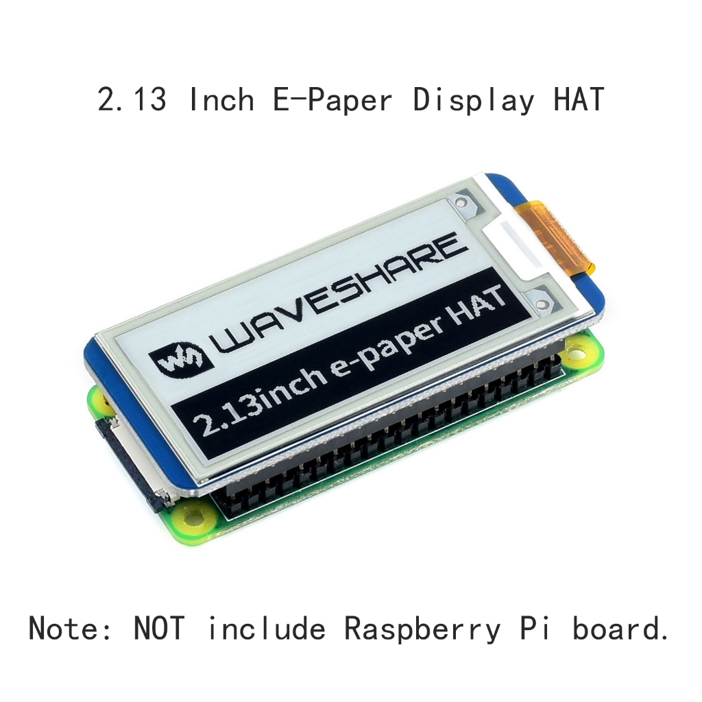2.13inch E-Paper E ink Display Screen Module Extension HAT Starter Kit for RasPi RPI Raspberry ...