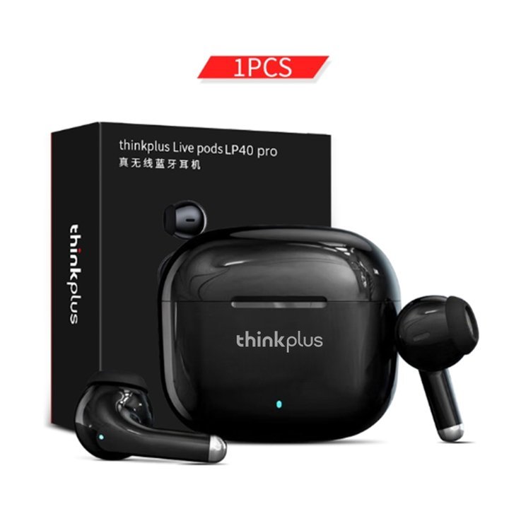 Lenovo Thinkplus LP40 PRO TWS Fones De Ouvido Bluetooth Com Microfone Fone Estéreo HiFi Touch ...