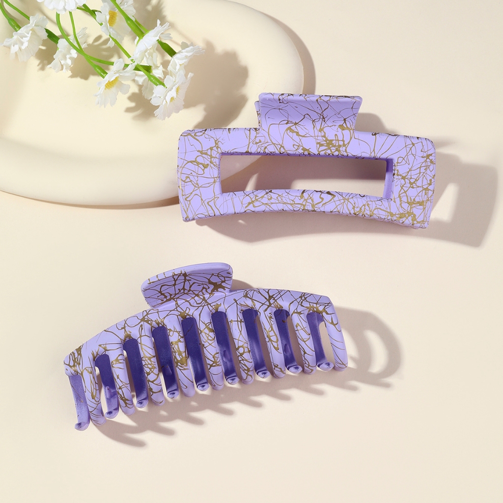 Escovado Keel Big Square Clip Criativo Big Grab Clip Influenciador de ...