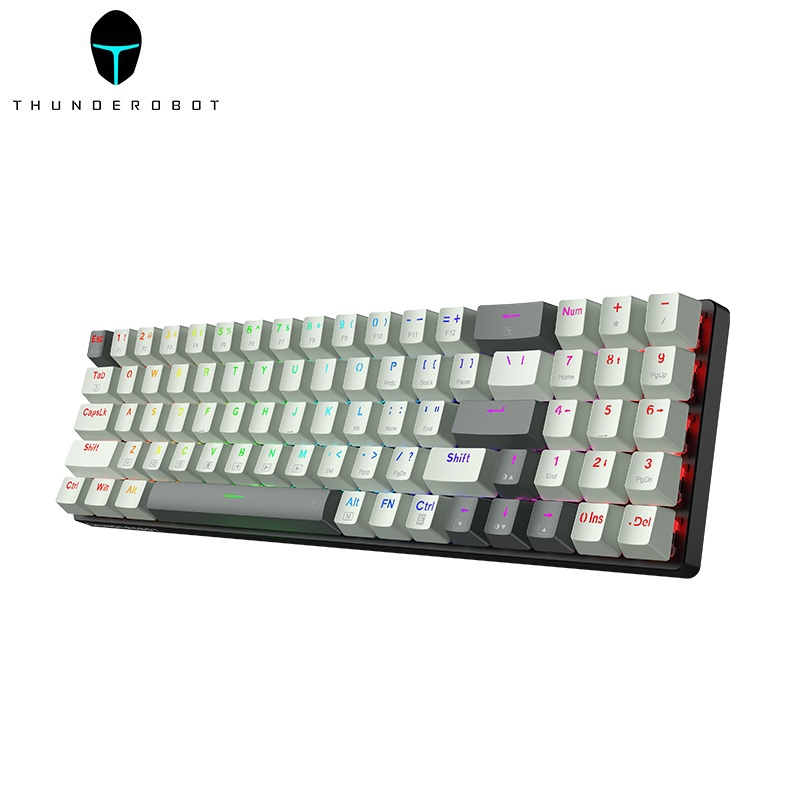 Thunderobot K78 Teclado Mecânico RGB Com Luz De Fundo Fio 75 % Layout ...