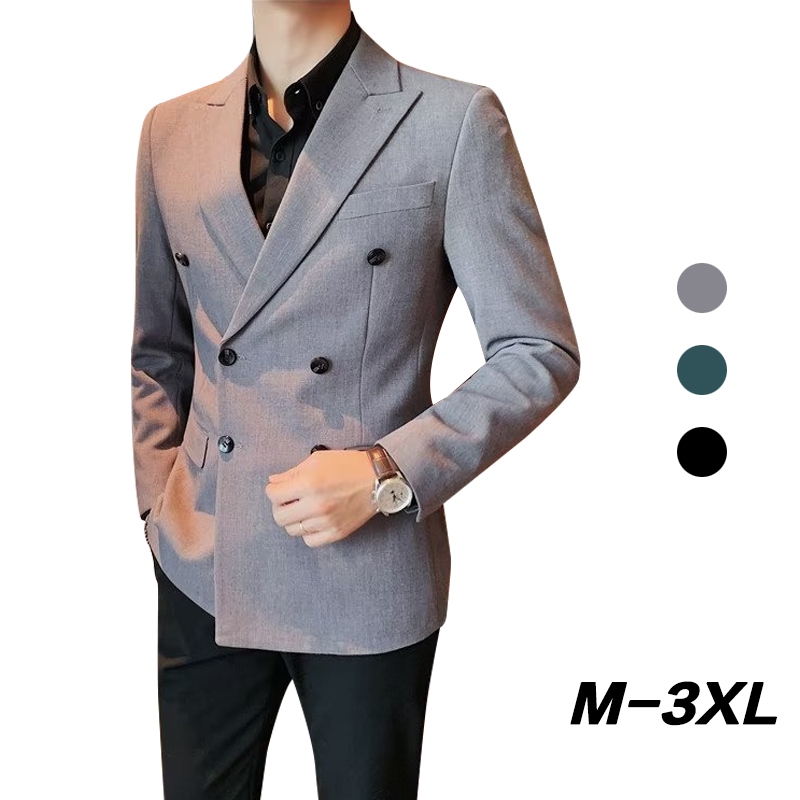 Meason Terno Coreano Masculino top Slim fit Jaqueta De casual ...