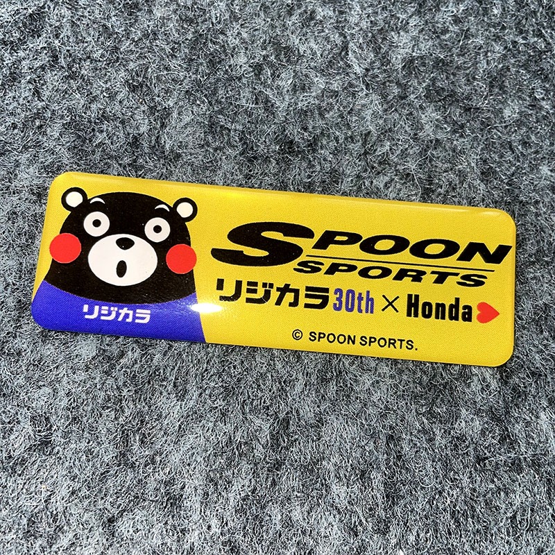 JDM Spoon Sport Resin 3D Sticker Emblema De Resina Esportiva Carroçaria ...