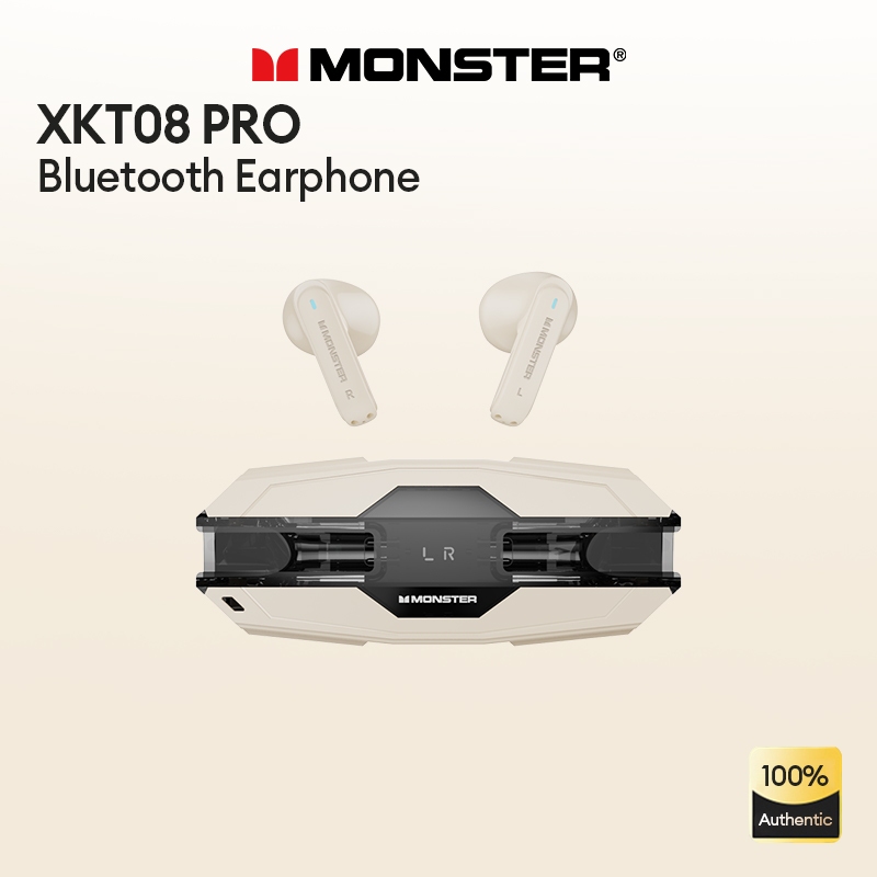 Monster XKT08 PRO Fone De Ouvido Bluetooth Sem Fio HiFi De Qualidade ...