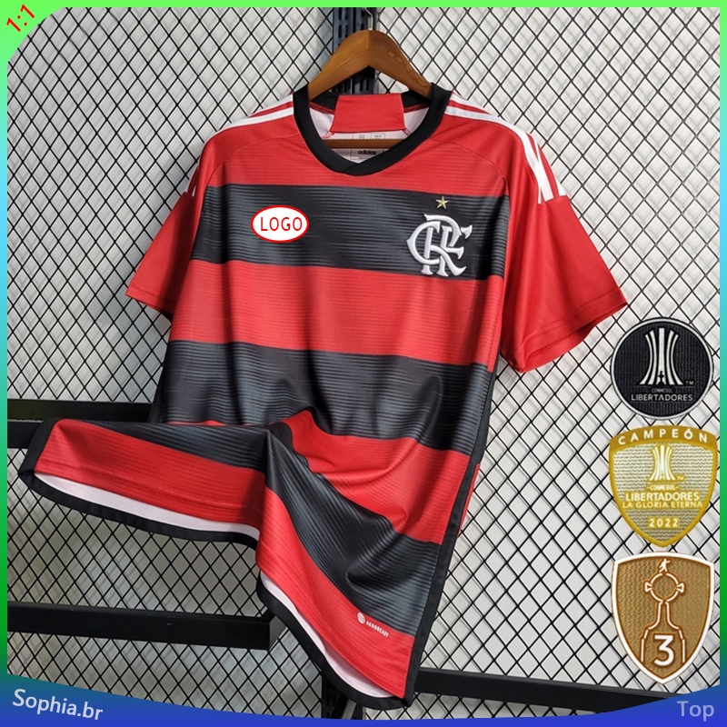 Nova 23/24 Camisa do Flmg Home I Futebol Masculina 1:1 Qualidade ...
