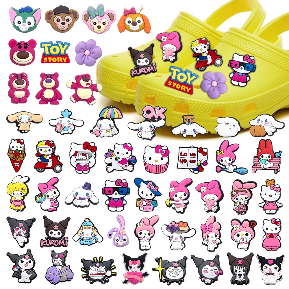 crocs Bonitos Desenhos Animados 1pcs Hello Kitty Brinquedo Crocodilos ...
