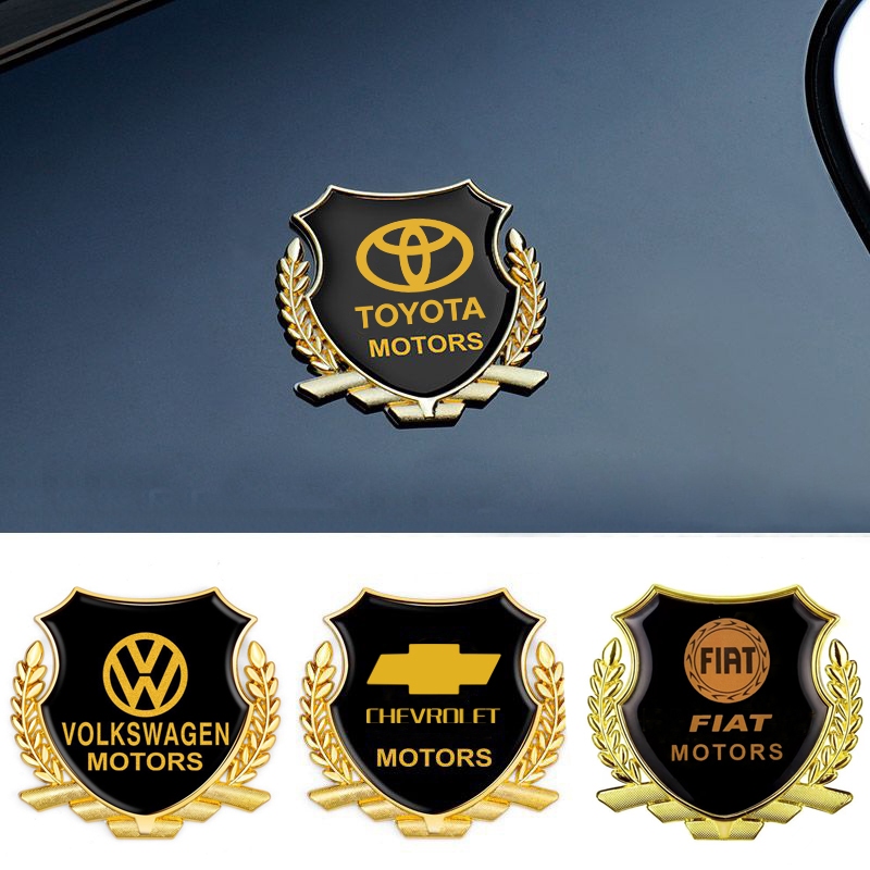 Autocolantes De Carroceria Com Emblema De Metal 3D Para Traseira ...