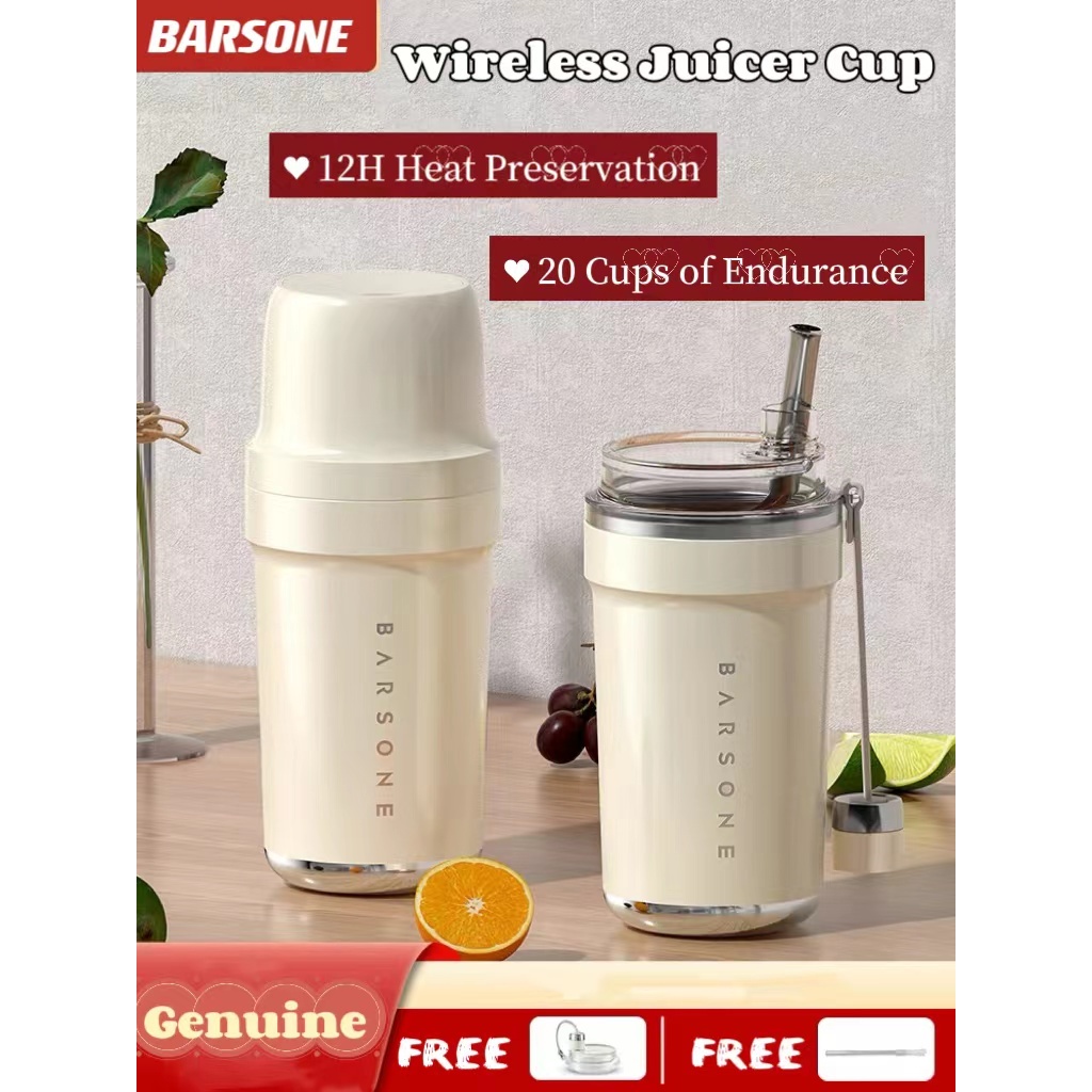BARSONE/Pengsen Juicer Cup Liquidificador 450ML Elétrico Sem Fio Vácuo ...