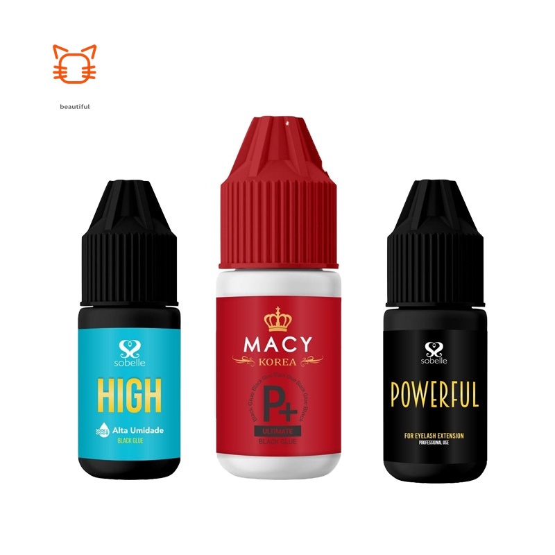 Cola Para Alongamento De Cílios De Alta Umidade Sobelle 3ml Extensão Por Rosca E Volume Russo ...