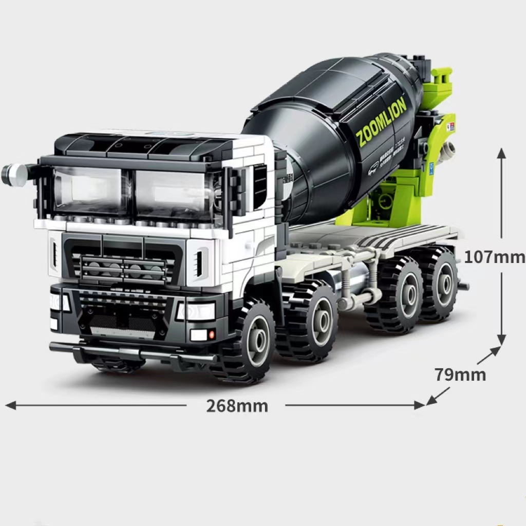 998pcs Zoomlion Heavy Industry Excavator Building Blocks Compatible ...