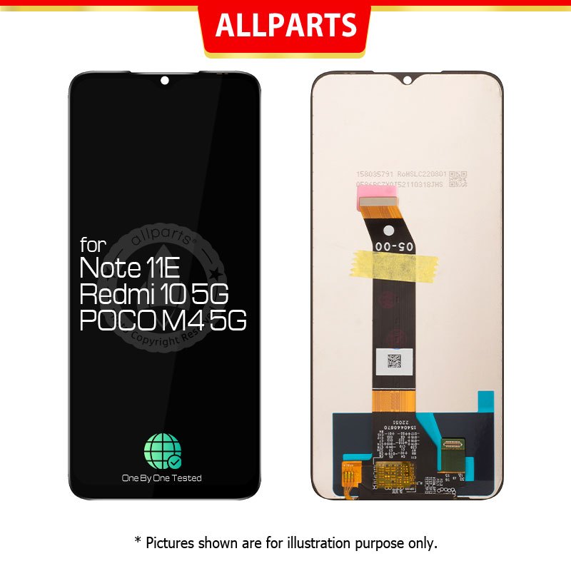 Tela Frontal Display do XIAOMI Redmi 10 5G / Note 11E / Poco M4 5G LCD Touch Completo Compatível ...