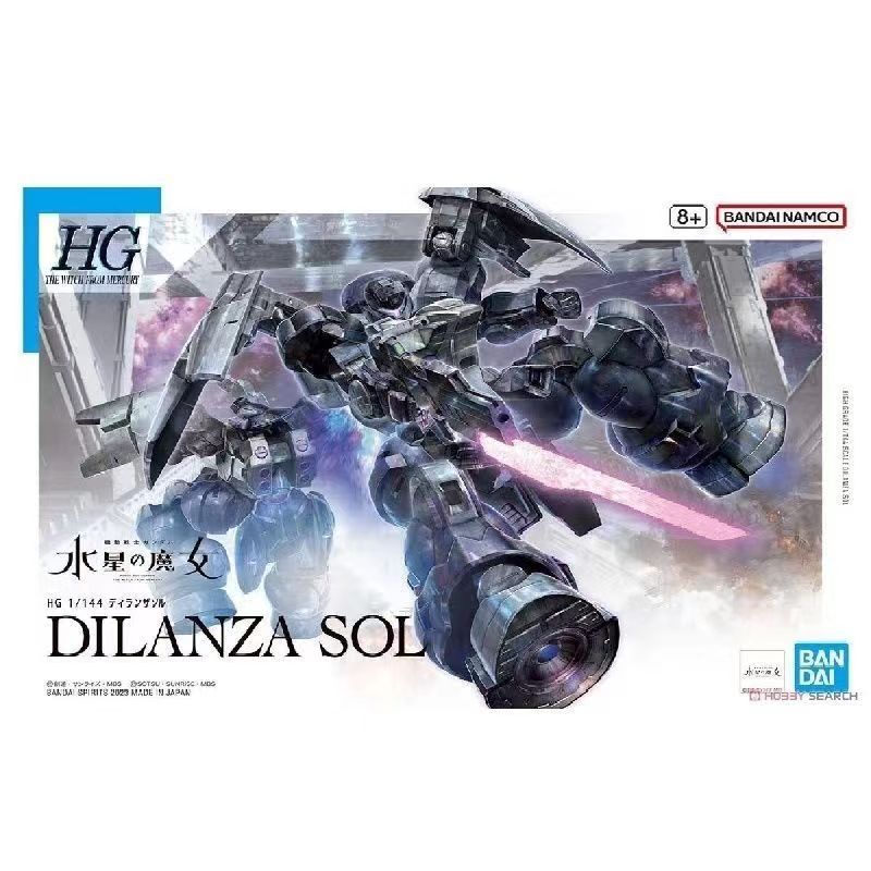 Bandai HG 1 / 144 Diranza Gundam Sol Mercúrio Bruxa 21 Modelo Montado ...