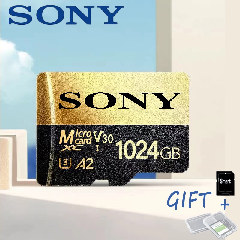 TOP SONY Micro SD Card Cartão De Memória De Alta Velocidade 32GB 64GB 128GB 256GB MicroSD C10 TF ...